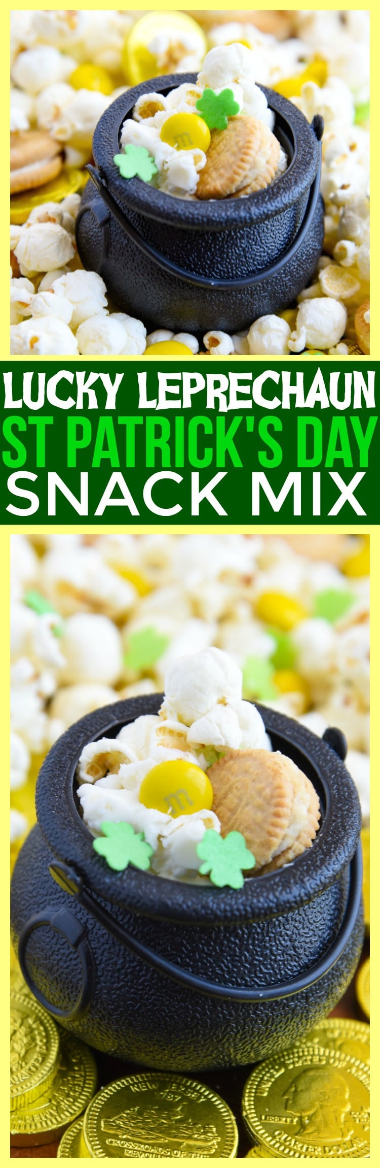 St Patrick's Day Snack Mix - Courtney's Sweets