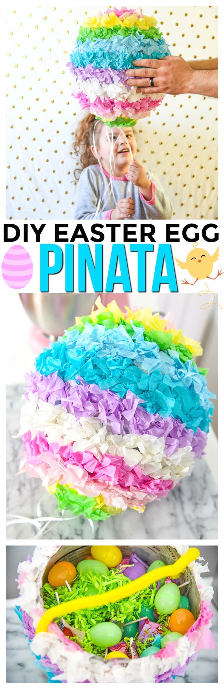 DIY Pinata Easter Egg - Courtney's Sweets
