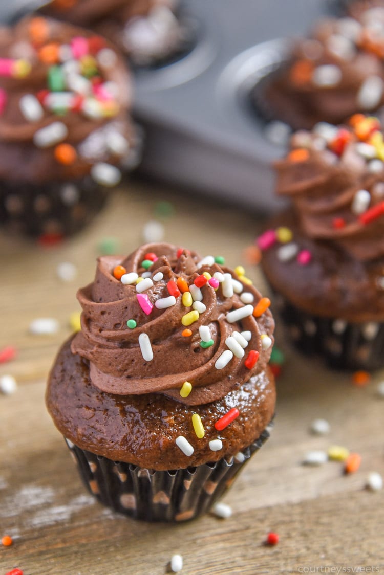 Easy Chocolate Cupcake Recipe Courtney s Sweets