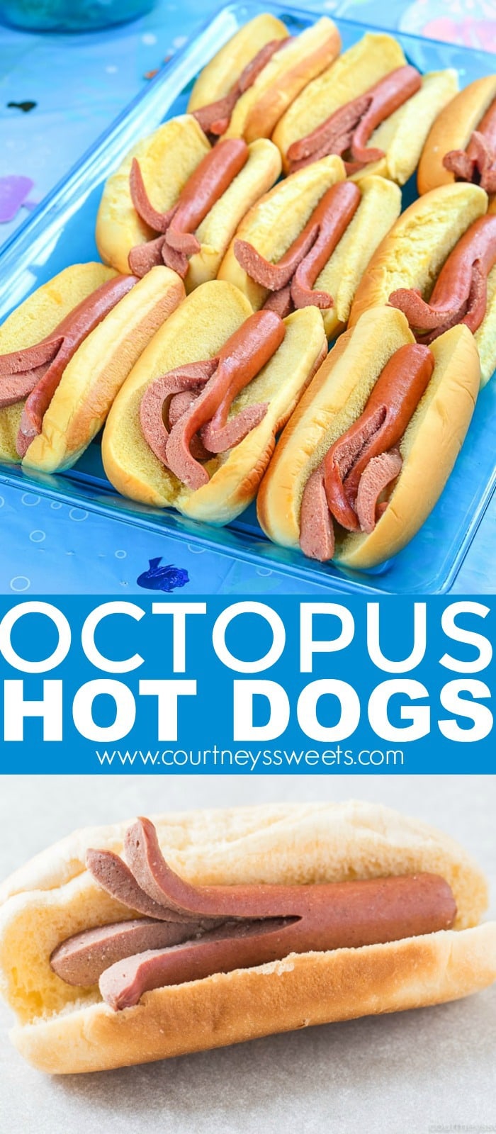 Octopus Hot Dogs - Courtney's Sweets